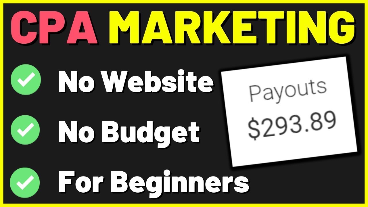 CPA Marketing For Beginners — 30 Days 500$ Blueprint | Sensediary
