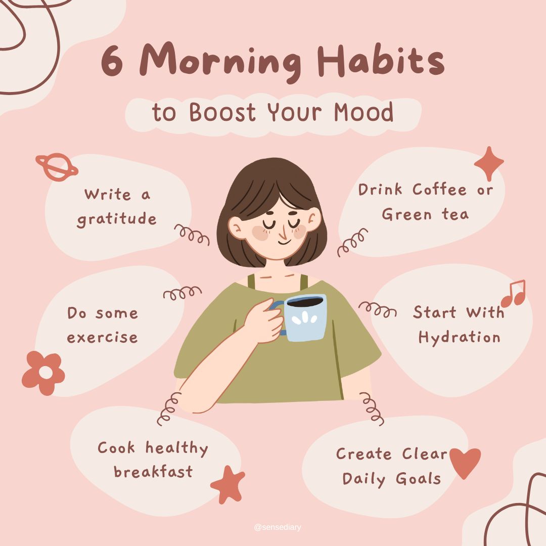 6 Simple Morning Habits to Boost Your Energy and Productivity | SenseDiary